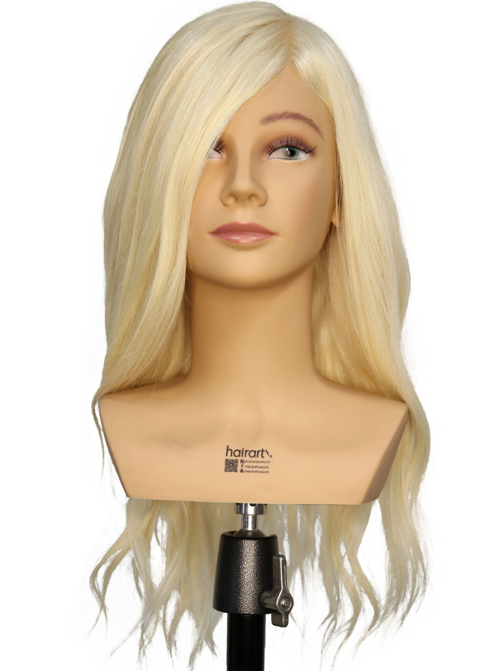 Blonde Ava Updo & Bridal Training Mannequin [100% Human Hair] - HairArt ...