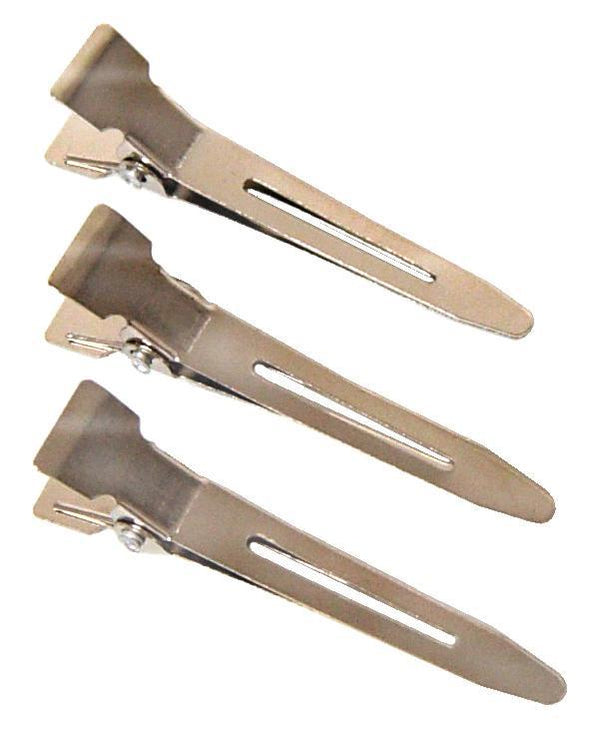 Single Prong Steel Hair Clips | 80 pc - HairArt Int'l Inc.